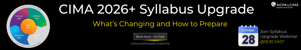 CIMA Syllabus Upgrade 2026: What Students Need to Know | CharterQuest